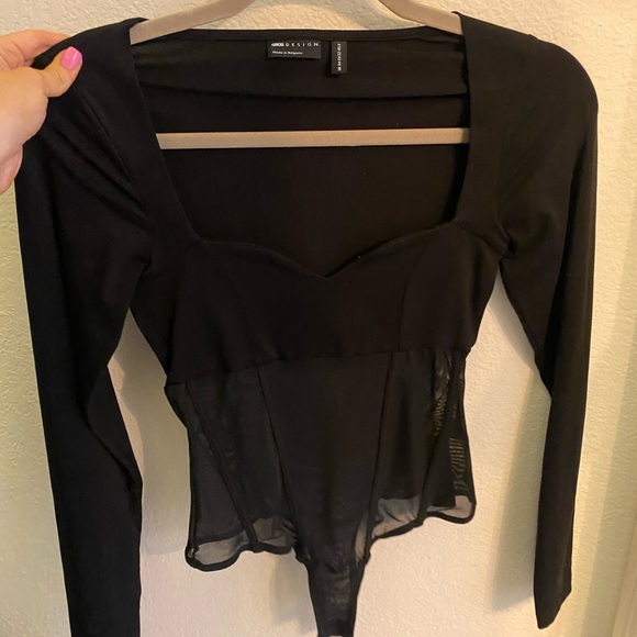ASOS | Tops | Asos Black Bodysuit | Poshmark